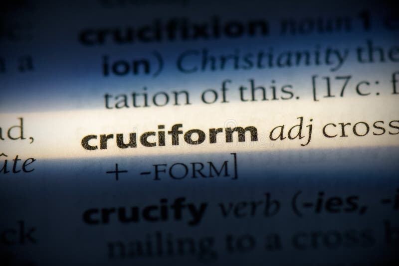 Cruciform stock photo. Image of education, dictionary - 161577412
