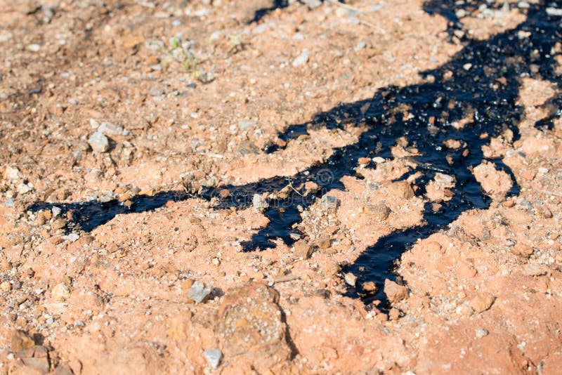 Crude oil contamination stock photo. Image of environment - 49973342