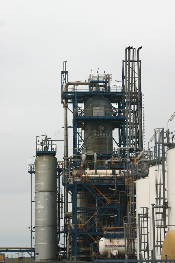 Crude Oil Factory stock photo. Image of steam, petrol, process - 754884