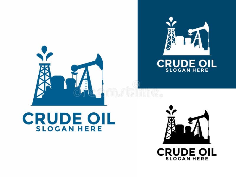 Crude Oil Mining Pump Machine Logo Design, Minimal Oil and Gas Drilling ...