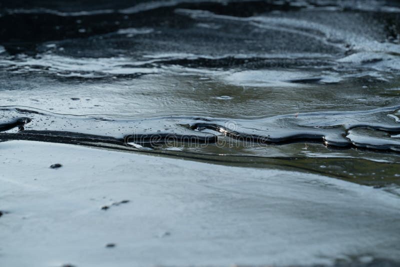 Crude oil surface textured stock photo. Image of substance - 67505768