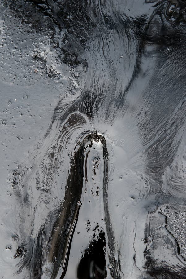 Crude oil surface textured stock image. Image of pollution - 67505821