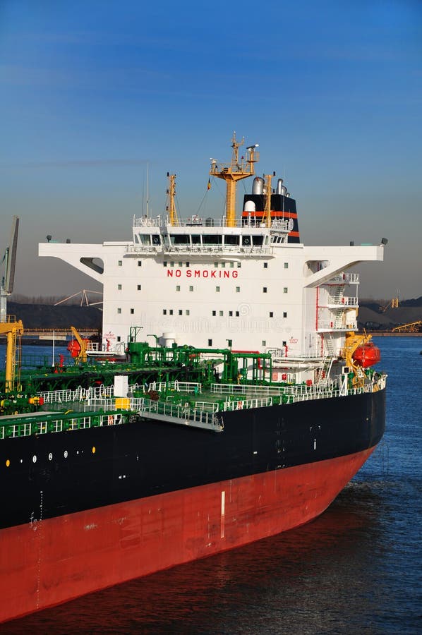 Tanker ship on route stock image. Image of expedition - 18887349