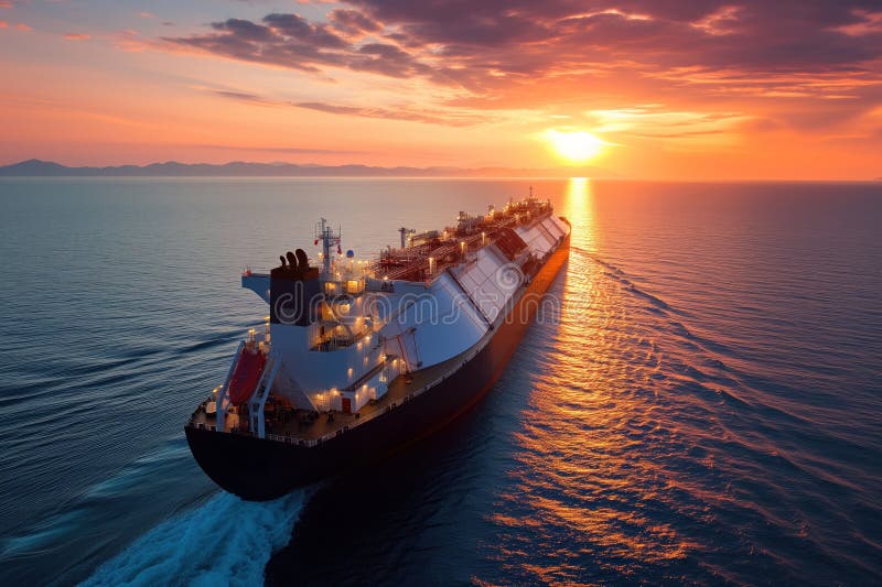 Crude Oil is Transported by Large Oil Tankers Across Ocean Stock Image ... Crude Oil is Transported by Large Oil Tankers Across Ocean Stock Image ...