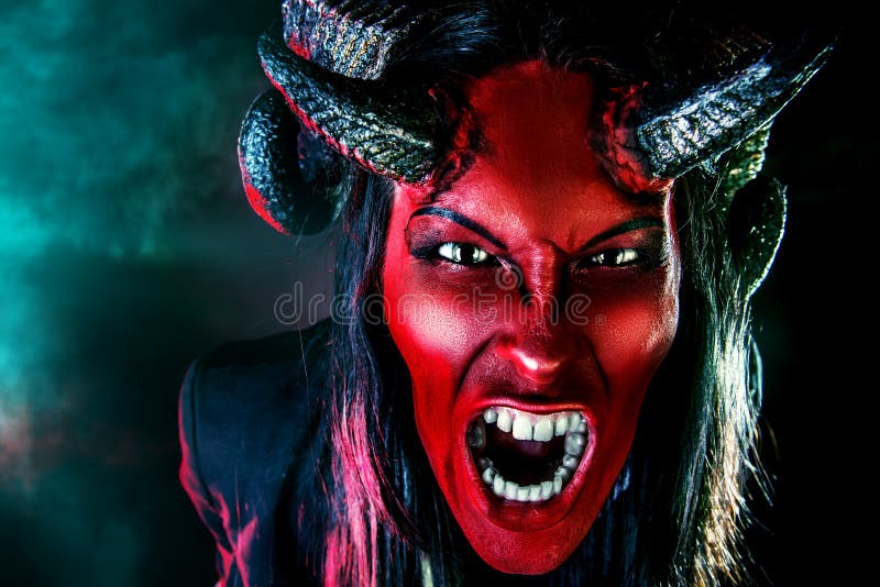 Cruel evil stock photo. Image of glamorous, anger, fantasy - 45058962