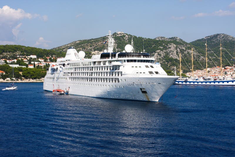 Cruise boat editorial stock photo. Image of dalmatian - 56051498