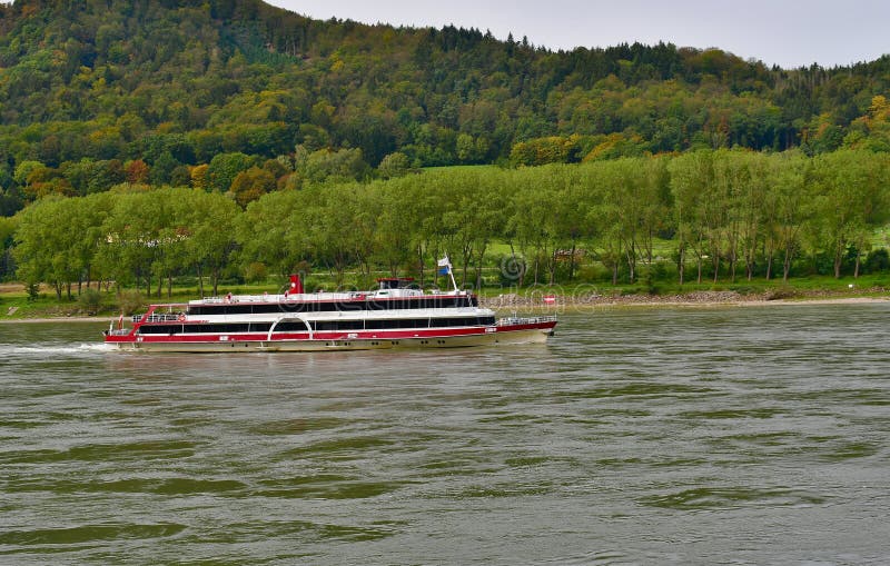 Cruise Boat on the River Danube Stock Photo - Image of river, european ...