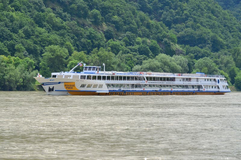 Cruise Boat on the River Danube Editorial Photo - Image of nature ...