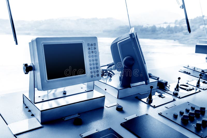 Cruise Control Room Equipment Stock Image - Image of interior ...