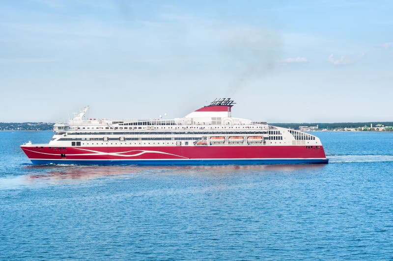 Cruise ferry stock image. Image of lifeboat, ferry, ship - 59183031