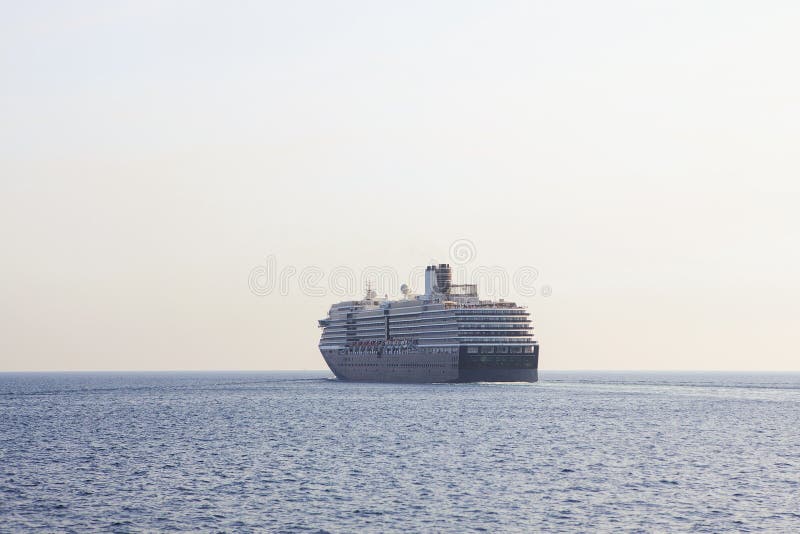 Cruise liner in open sea stock photo. Image of transport - 146310972