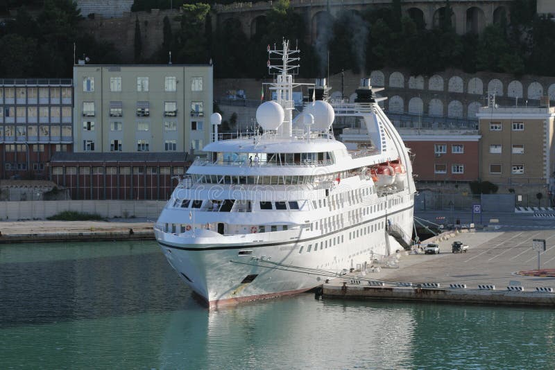 Cruise Liner in Port. Fort-de-France, Martinique Stock Photo - Image of ...