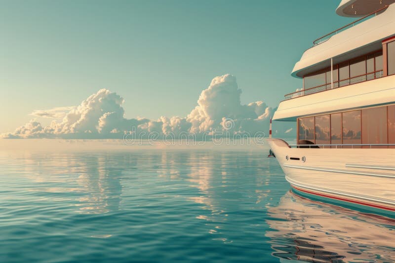 Cruise Liner ,sea Cruise Concept Stock Photo - Image of itinerary ...