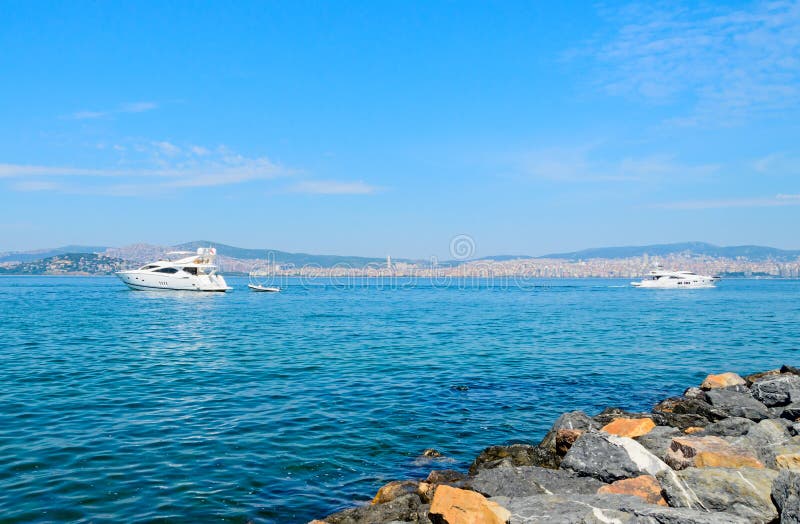 Turkey, the Marmara sea. stock image. Image of surf, nature - 31081473