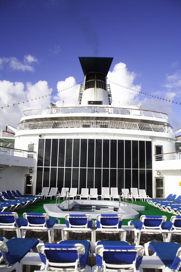Cruise ship walkway stock photo. Image of evening, white - 4770750