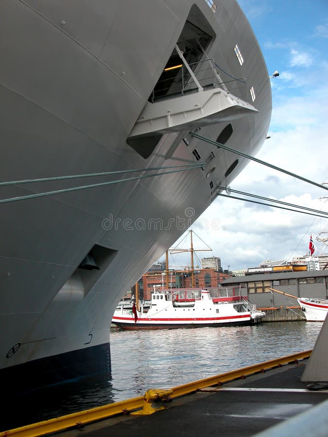 Cruise Ship Bow stock image. Image of structure, buildings - 1278723