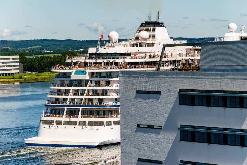 Cruise ship editorial stock photo. Image of tourism, architecture ...