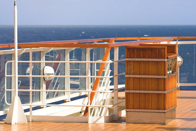 Cruise ship deck stock photo. Image of pole, desk, glass - 1486560