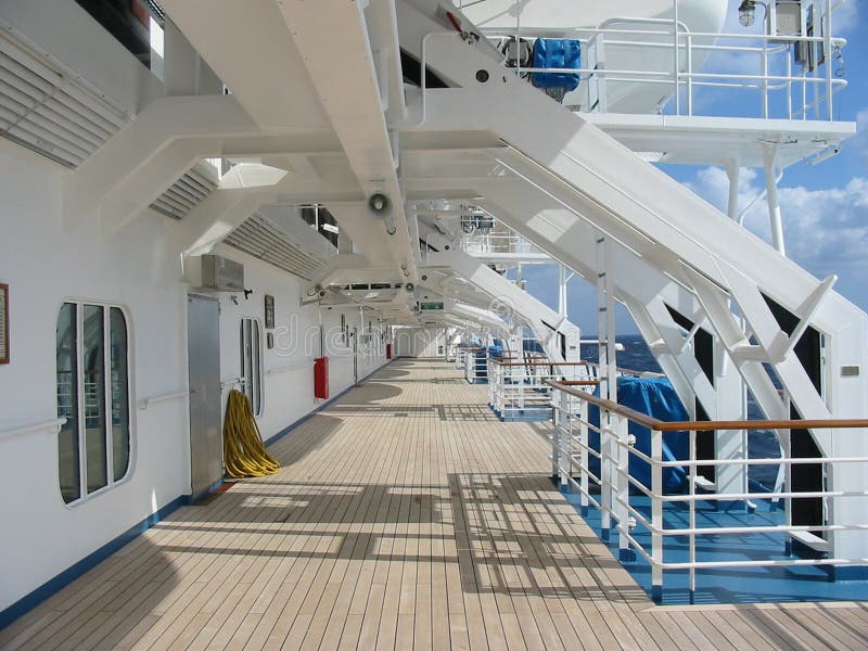 Cruise Ship Deck stock photo. Image of ship, line, cruise - 301330