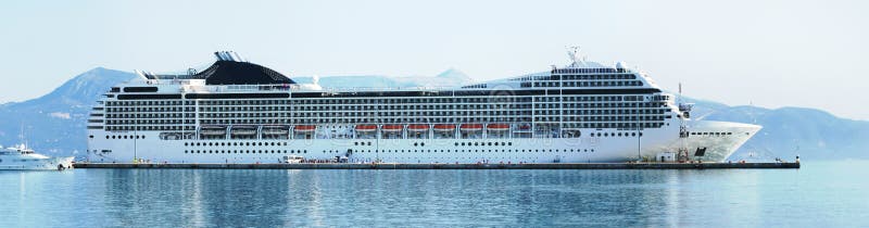 Cruise ship in dock stock image. Image of cruiseship - 19639537