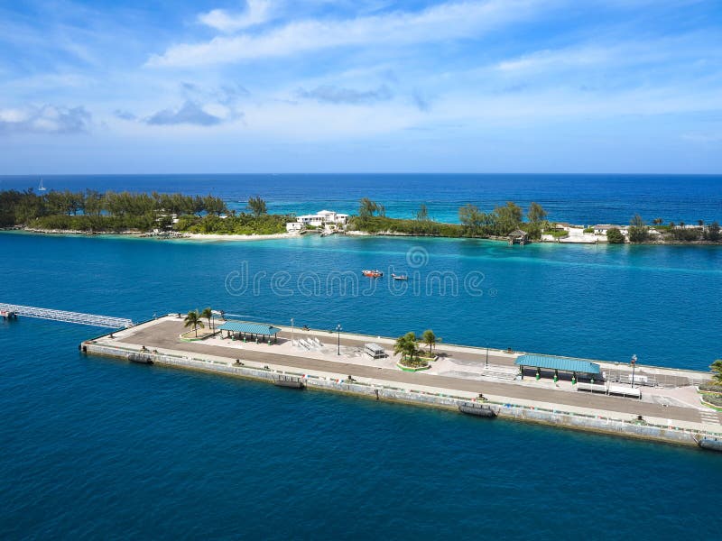 Cruise Ship Dock stock image. Image of trip, bahamas - 84510595