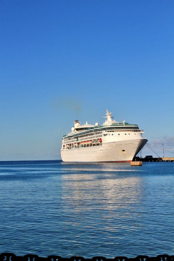 Cruise ship docked stock image. Image of coastline, luxuary - 95707317