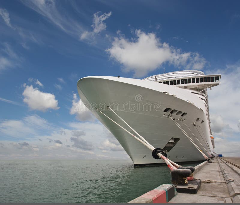 Cruise Ship. Exterior and Interior Stock Image - Image of cruise ...