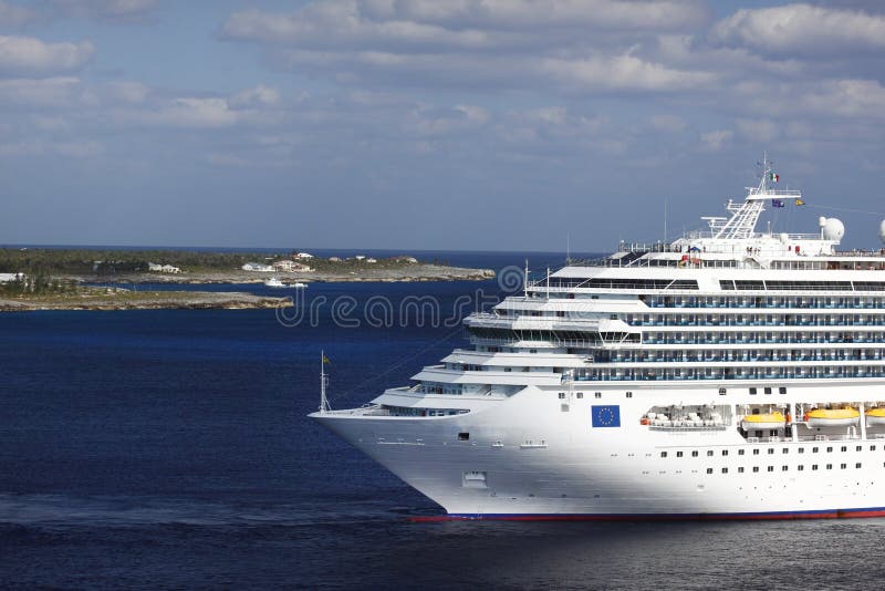 Cruise ship front stock photo. Image of tropical, holiday - 13653536