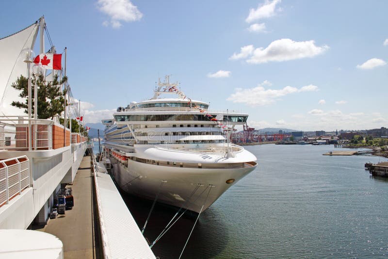 Cruise ship in harbor stock photo. Image of modern, large - 14686176