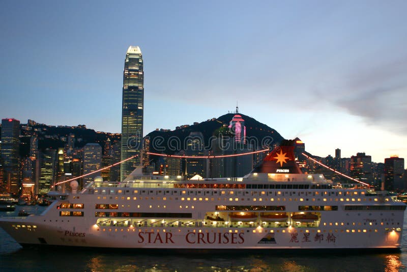 The Cruise Ship at Hong Kong, Tst Harbour, 4 Sept 2004 Editorial ...