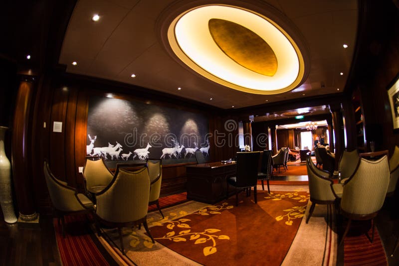 Cruise ship interior editorial photo. Image of interior - 68973236