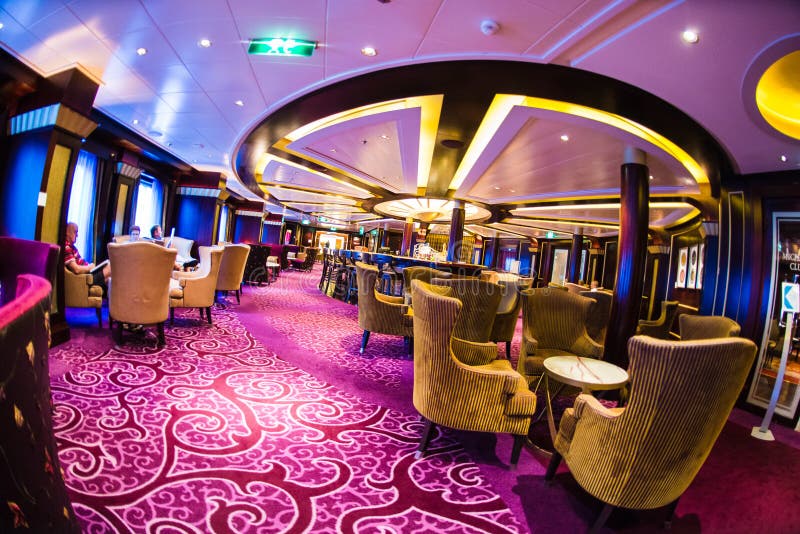 Cruise ship interior editorial stock image. Image of luxurious - 68972899