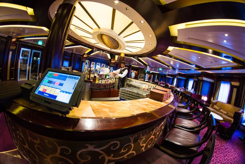 Cruise ship interior editorial image. Image of staircase - 68972995