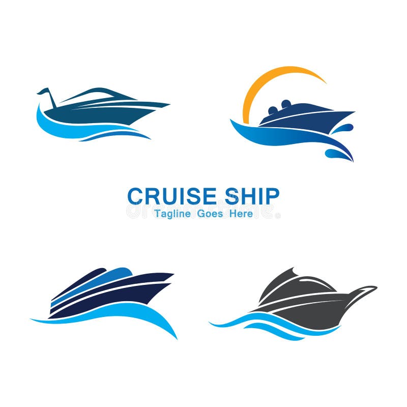 Cruise Ship Logo Simple Template Vector Icon Design Stock Illustration ...