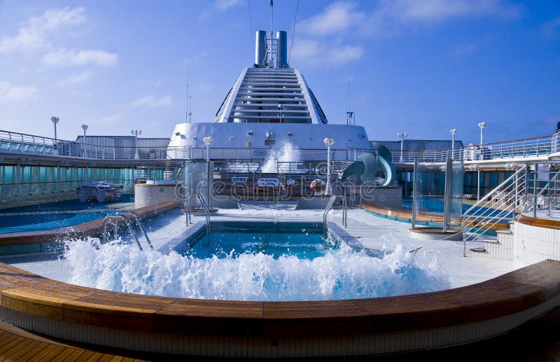 Cruise Ship Pool Wave stock image. Image of pool, rough - 3087115