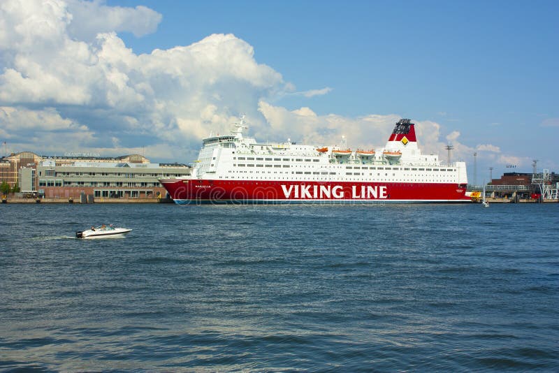 Cruise Ship in the Port of Helsinki Editorial Photography - Image of ...