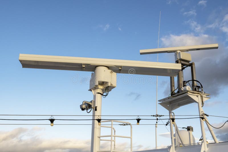 Cruise Ship Radar System, Technology Stock Photo - Image of radar, used ...