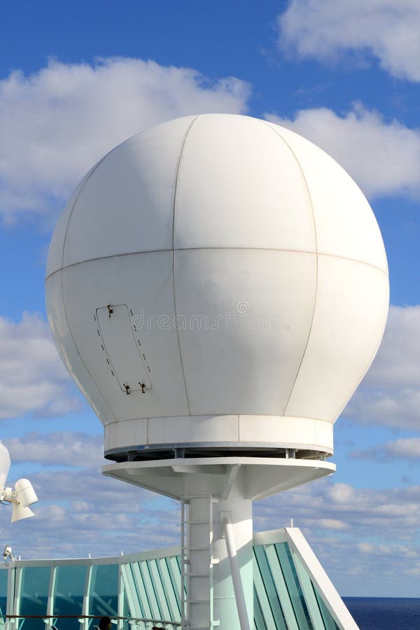 Cruise ship`s radar stock photo. Image of navigate, navigation - 160992282