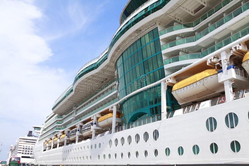 Cruise Ship stock photo. Image of scenic, journey, fjord - 96819322