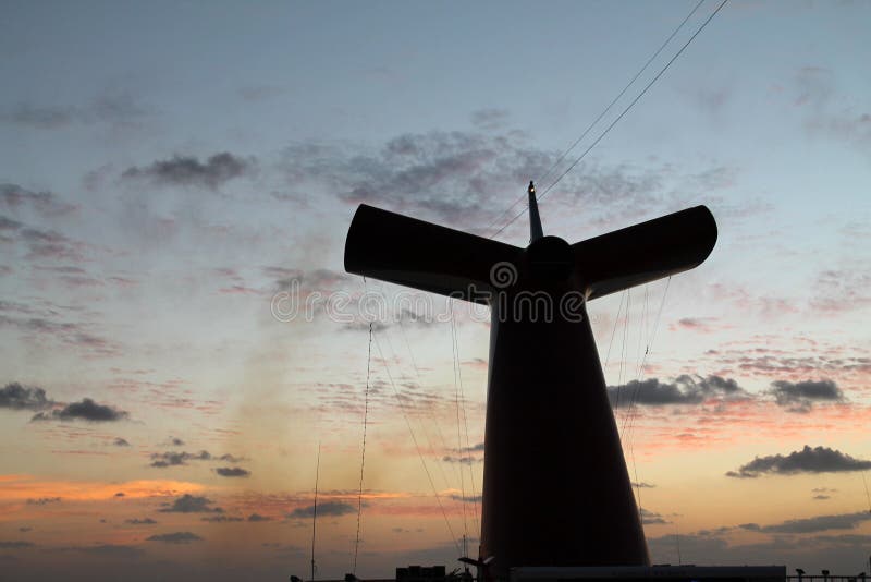 Cruise ship smoke stack stock image. Image of painted - 48392047