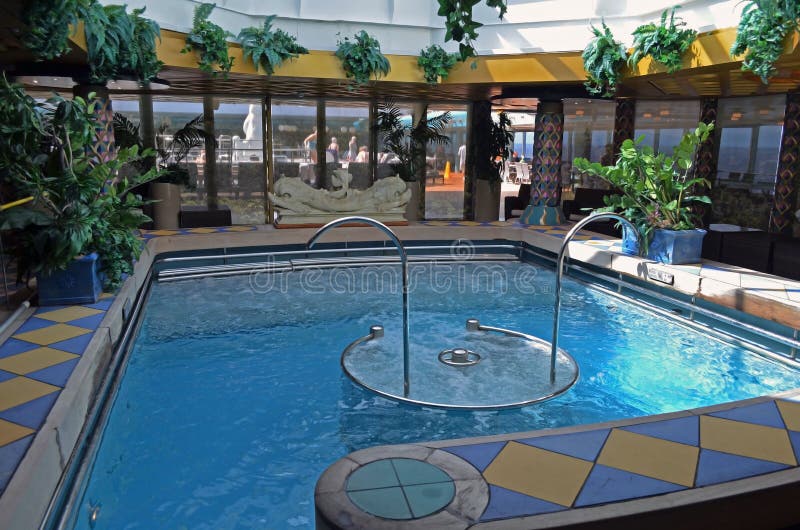 Cruise Ship Spa Pool stock image. Image of travel, cruise - 35431305