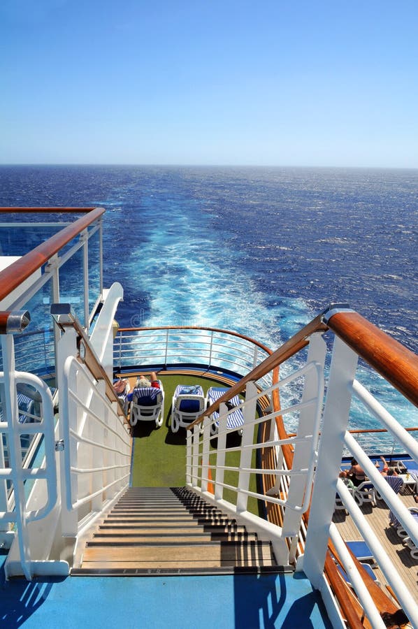 The stern of a cruise ship stock photo. Image of commerical - 72762496