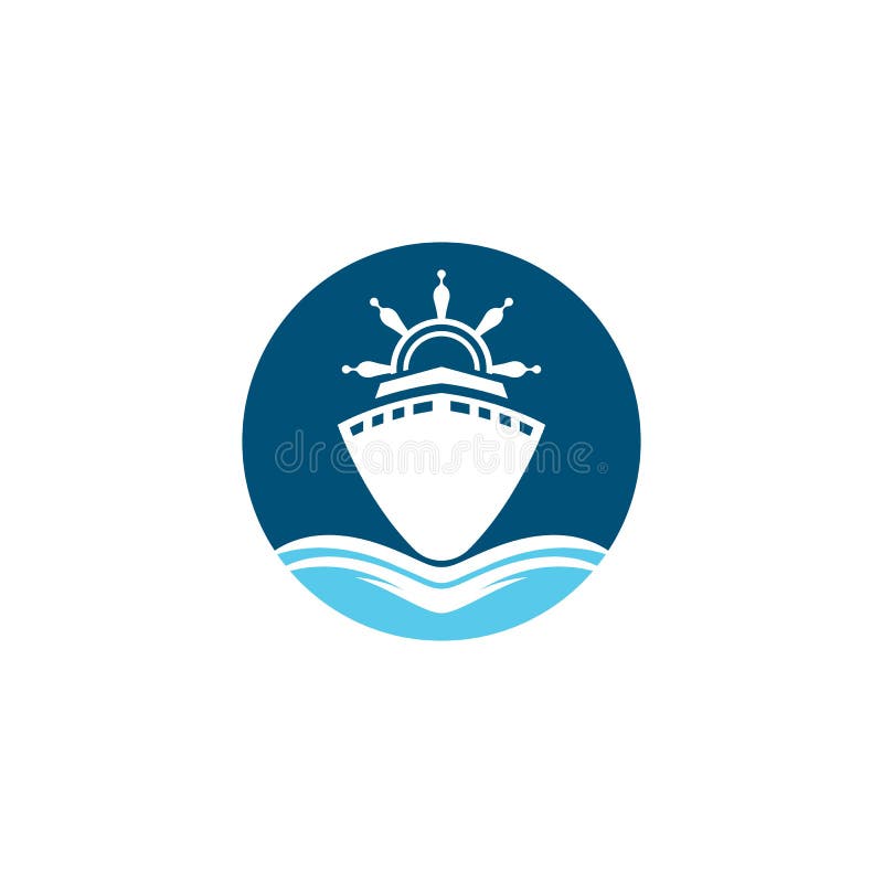 Cruise Ship Symbol Illustration Stock Vector - Illustration of sailboat ...
