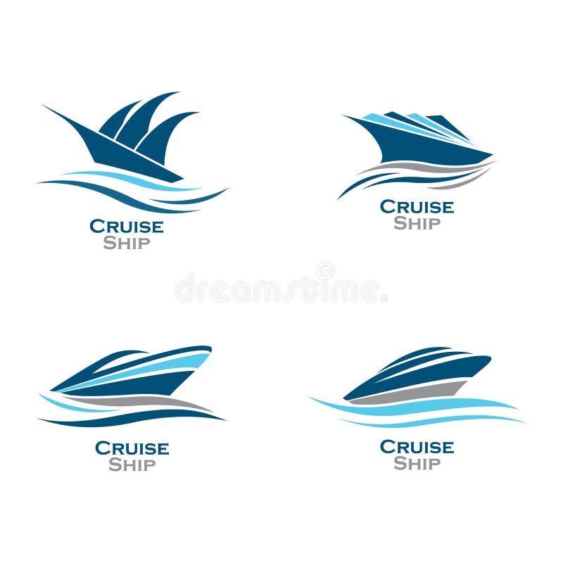 Cruise Ship Symbol Vector Icon Stock Vector - Illustration of motor ...