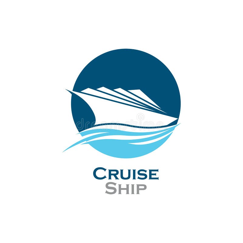 Cruise Ship Symbol Vector Icon Stock Vector - Illustration of logo ...