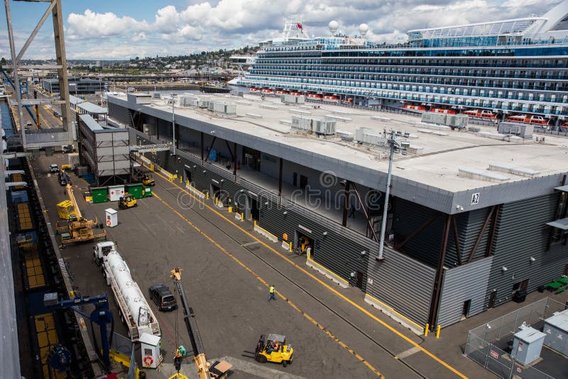 Cruise Ship Terminal editorial stock image. Image of amsterdam - 74579299