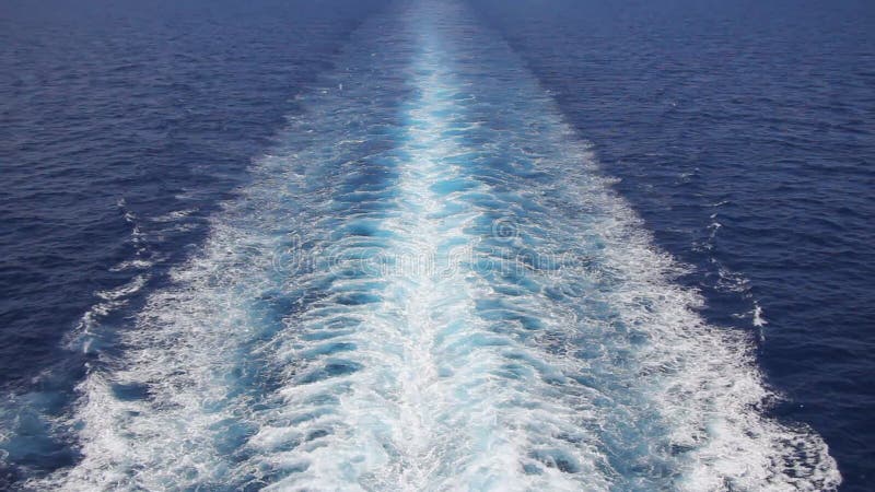 Cruise Ship Track on the Sea Stock Video - Video of outdoors, relax ...