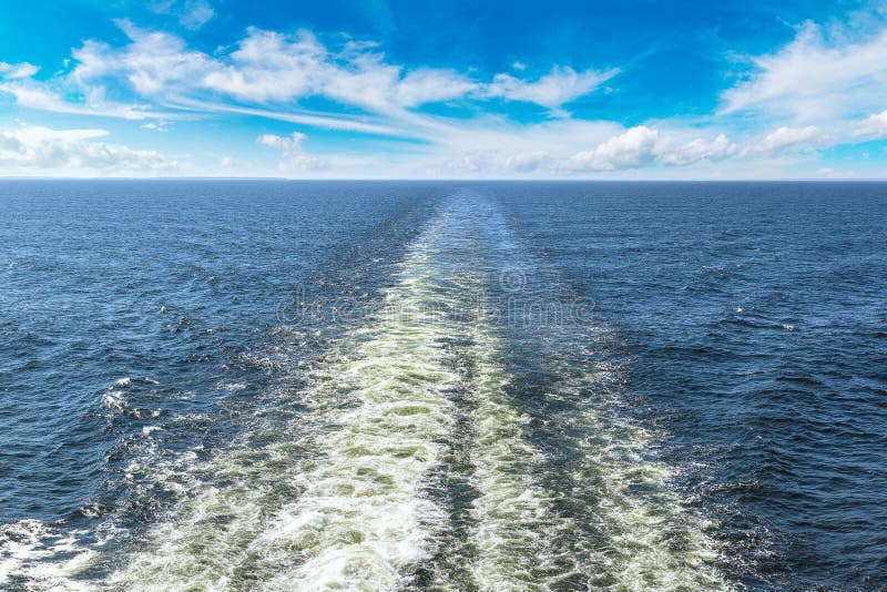 Cruise Ship Trails Open Sea Stock Photos - Free & Royalty-Free Stock ...