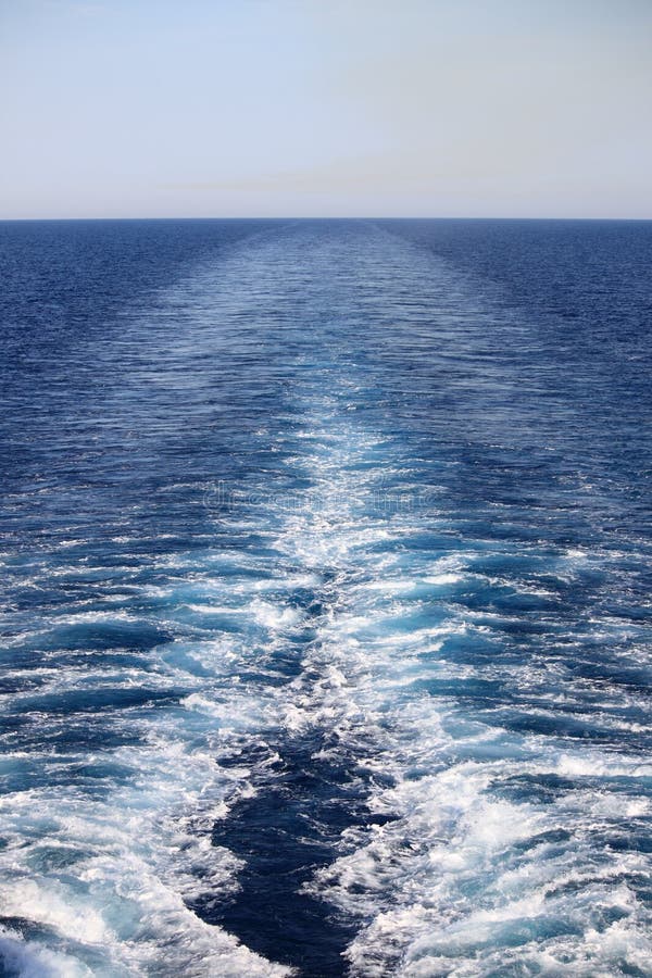 Cruise ship wake stock photo. Image of leave, foam, fast - 50511180