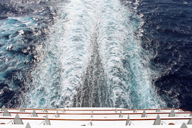 Ship s Wake stock image. Image of cruise, ripple, waves - 23528375